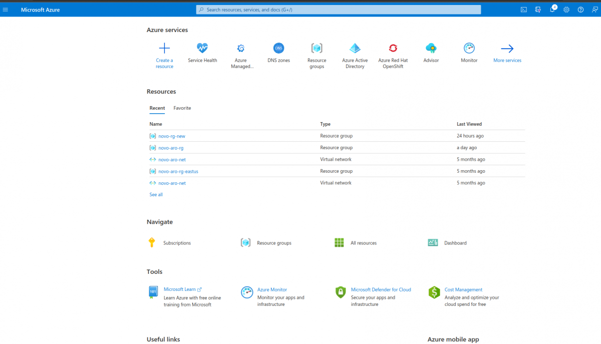 How to create Azure Service Health alerts for Azure Red Hat OpenShift - Red Hat Customer Portal